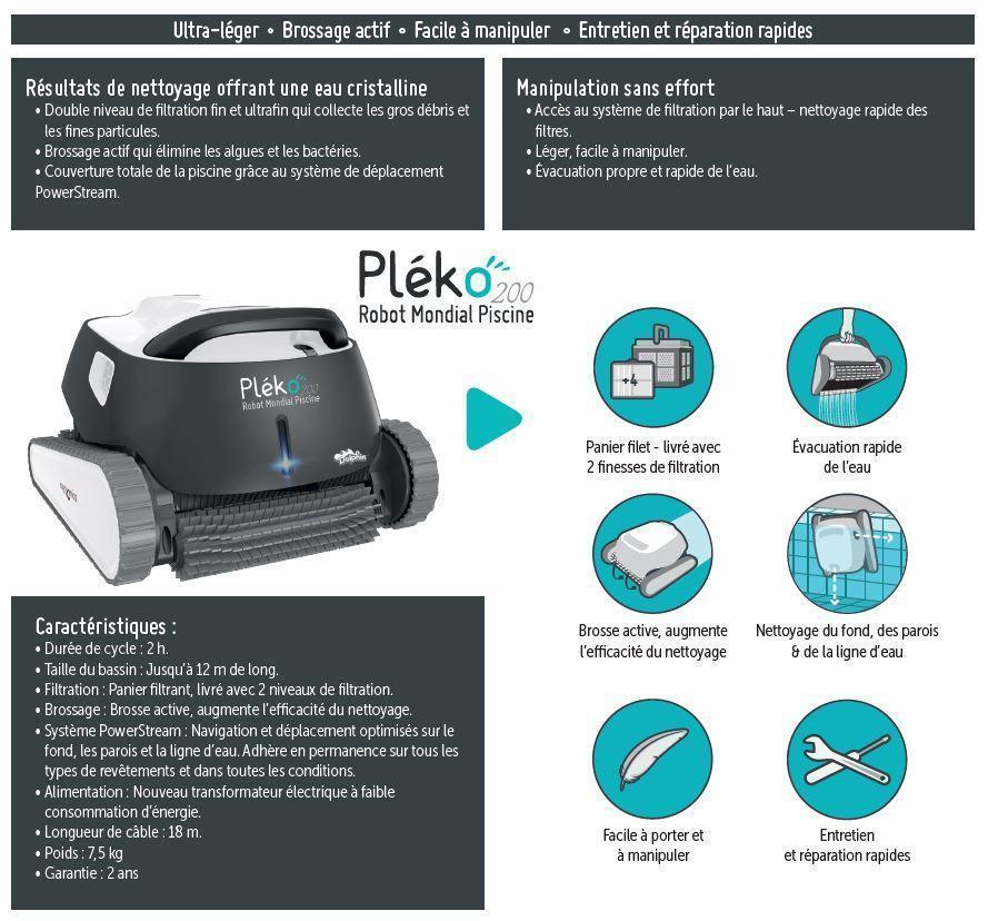 Robot pleko - Malou Piscine